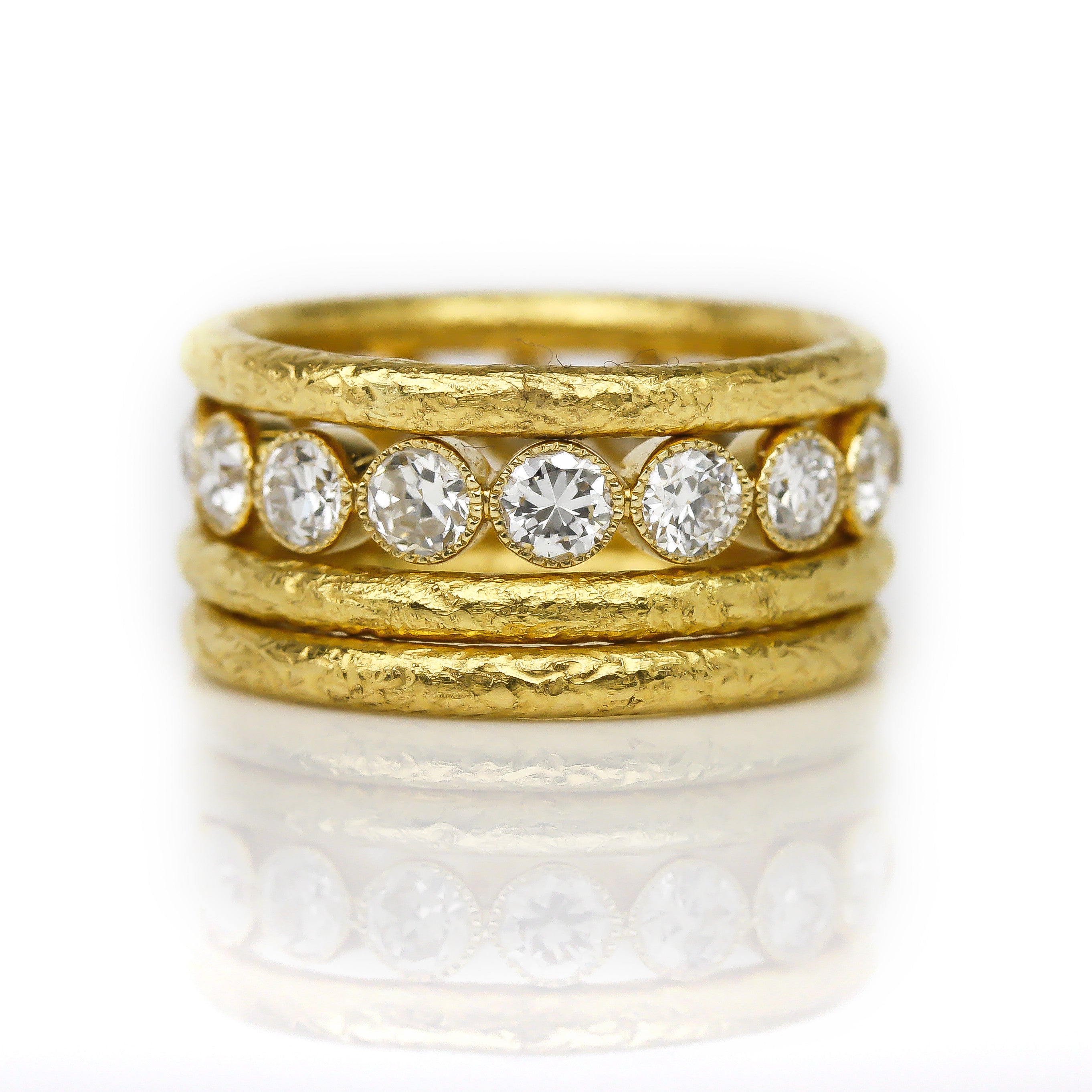 Stackable Rings 'Market St.' Ring Stack by Harold Stevens