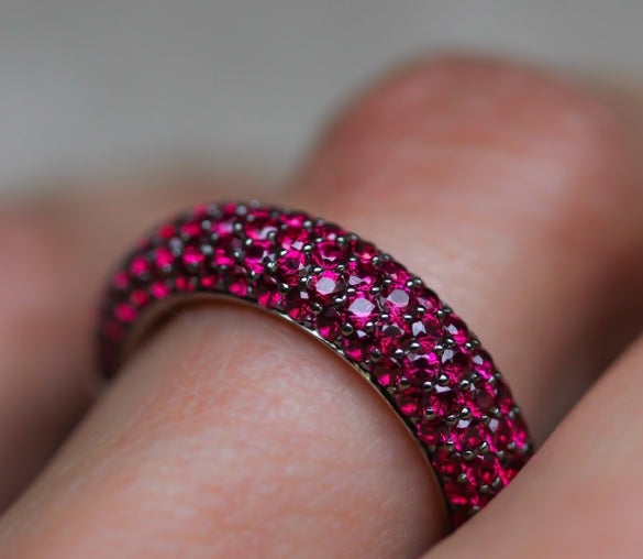 Ruby Pave Fashion Ring – Harold Stevens